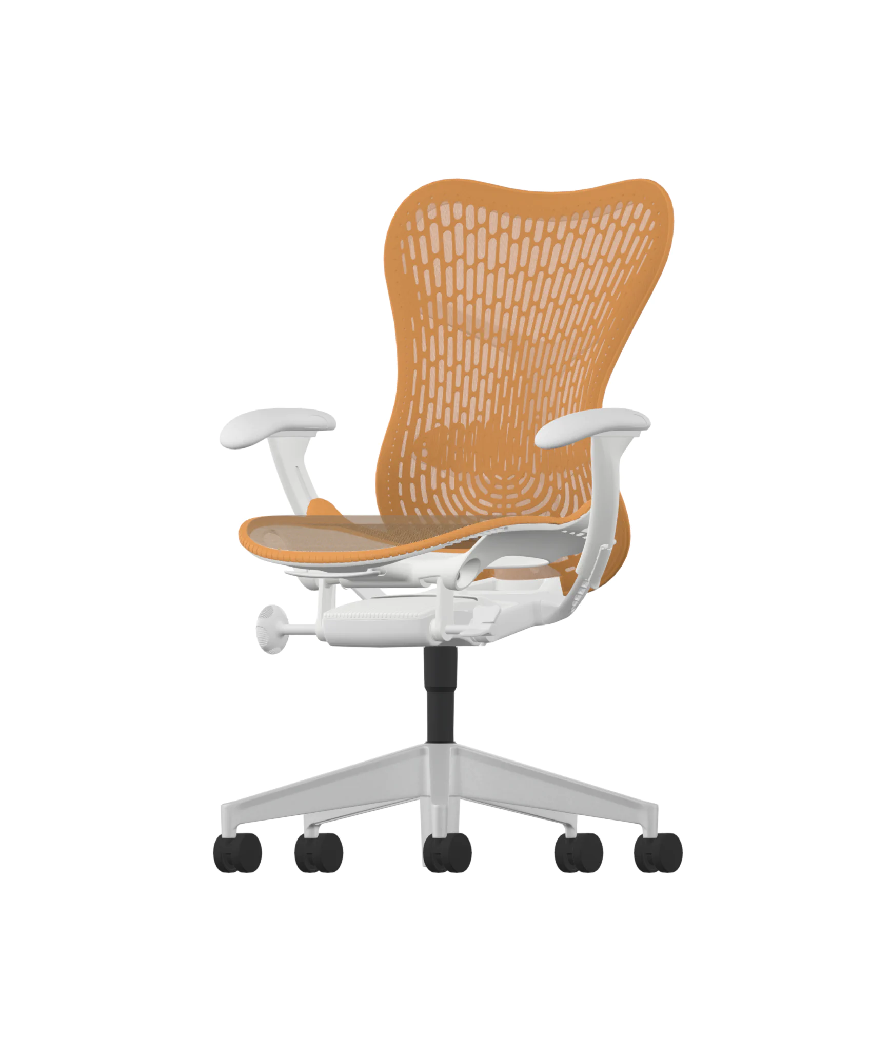 Herman Miller Mirra 2 – Ochre – Butterfly Rug – Alpine Frame – Aluminum ...