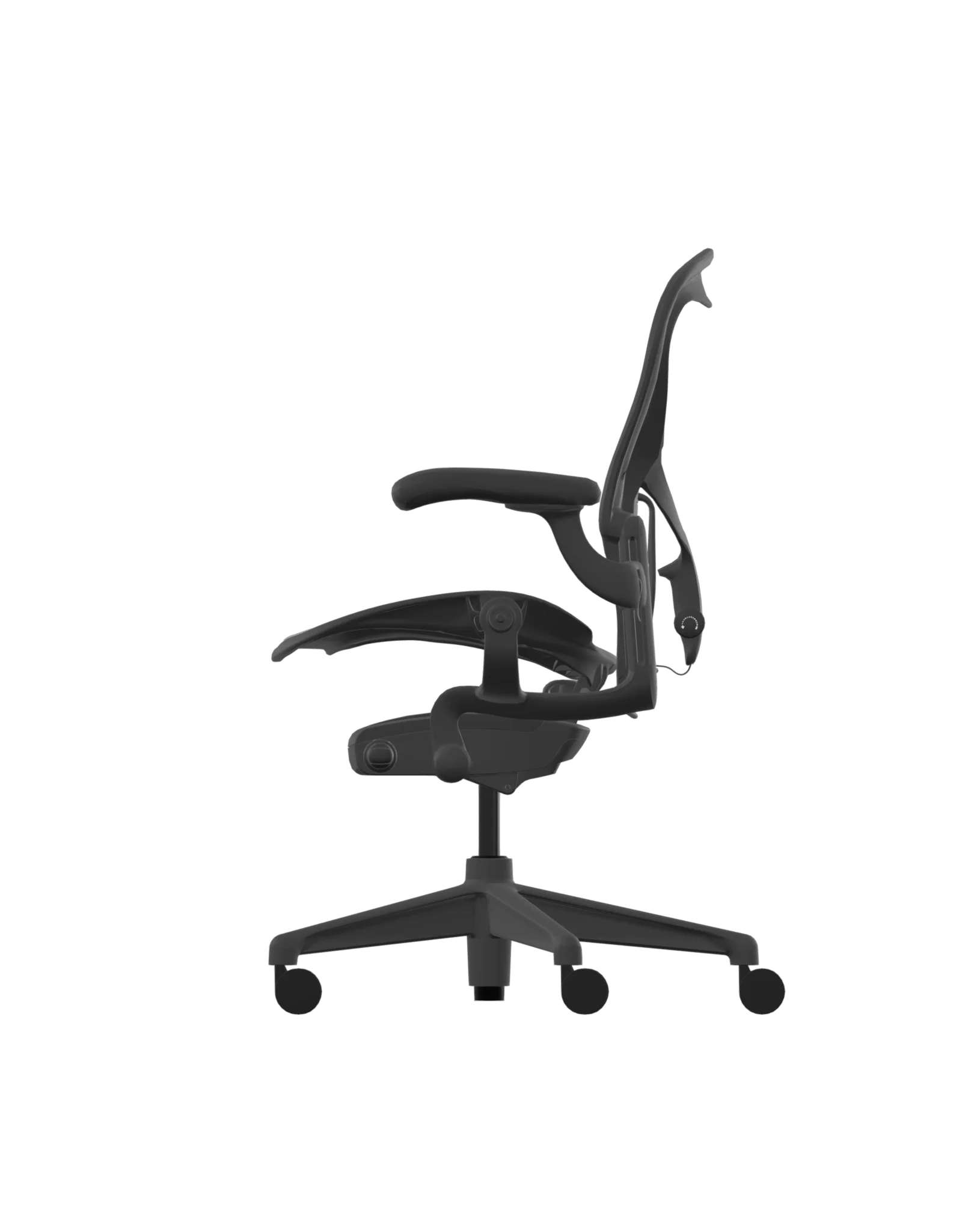 Herman Miller Aeron – Size A – Graphite Polymer base in graphite ...