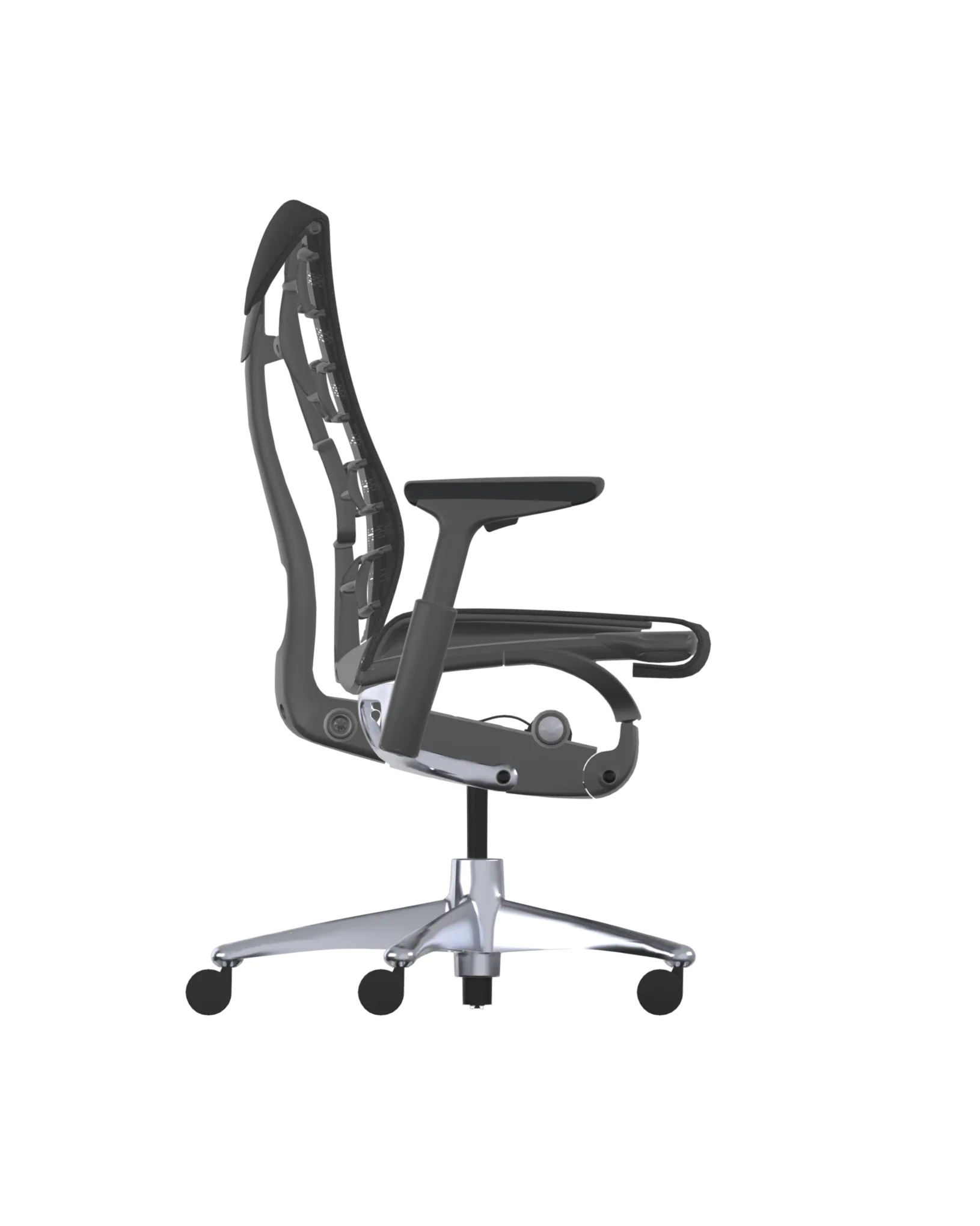 Herman Miller Embody – Black Sync – Graphite Frame – Aluminium Upgrade ...