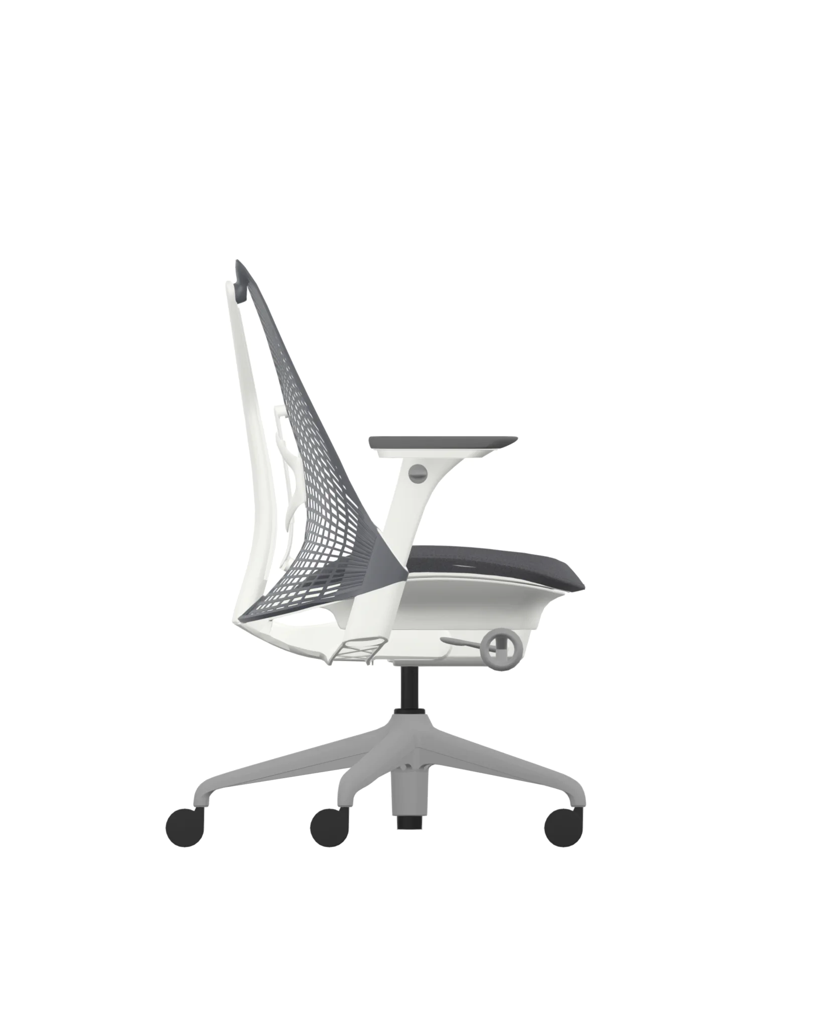 Herman Miller Sayl – White Frame – Slate Grey Rug – Meld Knight Stof ...